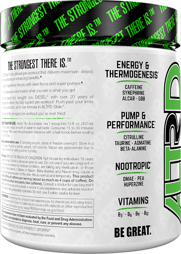 ALTRD State Strongest Pre Workout | Explosive Energy & Focus