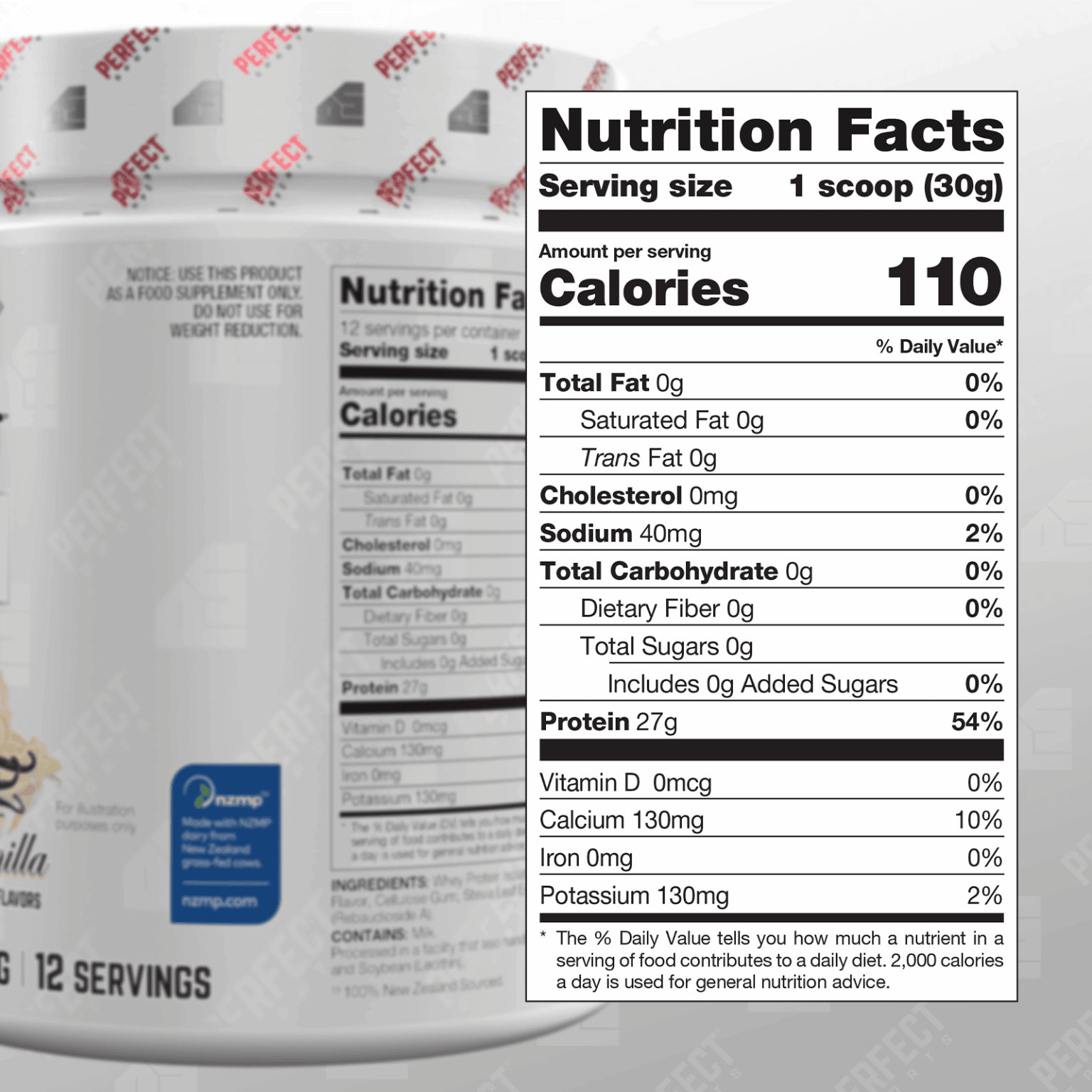 DIESEL Protein Powder | 100% Pure New Zealand Whey Isolate